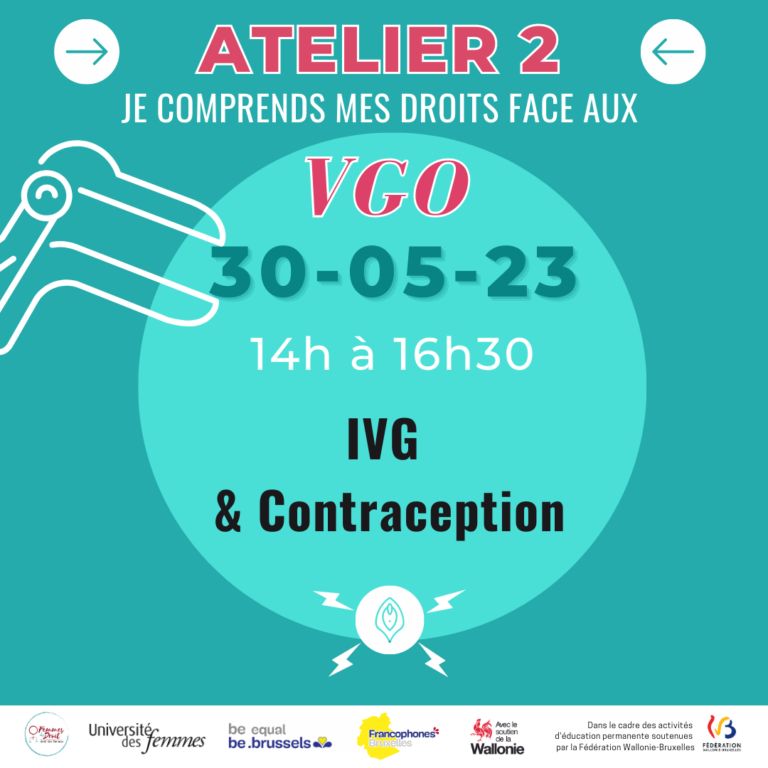Atelier VGO 30.05.2023 - Femmes de Droit